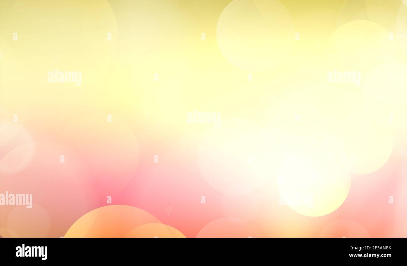 Abstract light golden gradient festive bokeh background with glitter ...