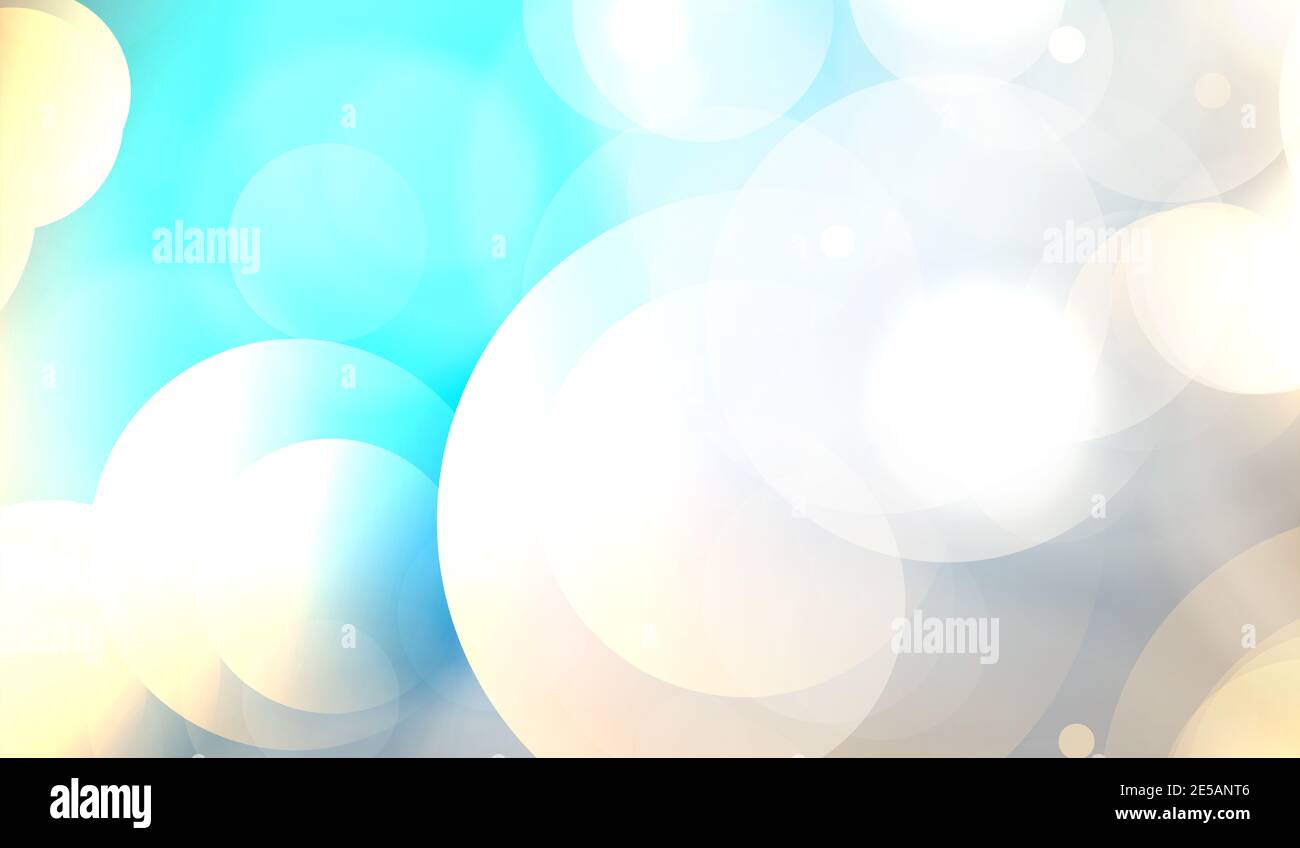 Abstract light golden gradient festive bokeh background with glitter ...