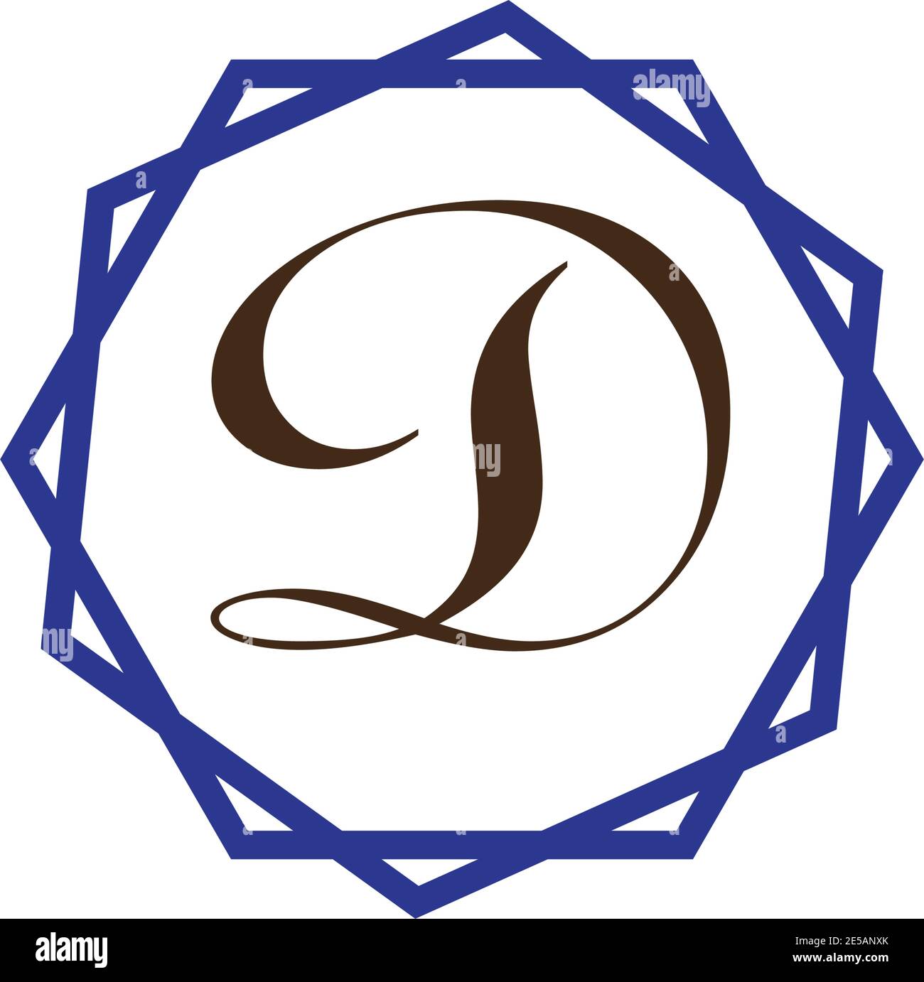 Vector illustration letter D Stock Vector Image & Art - Alamy