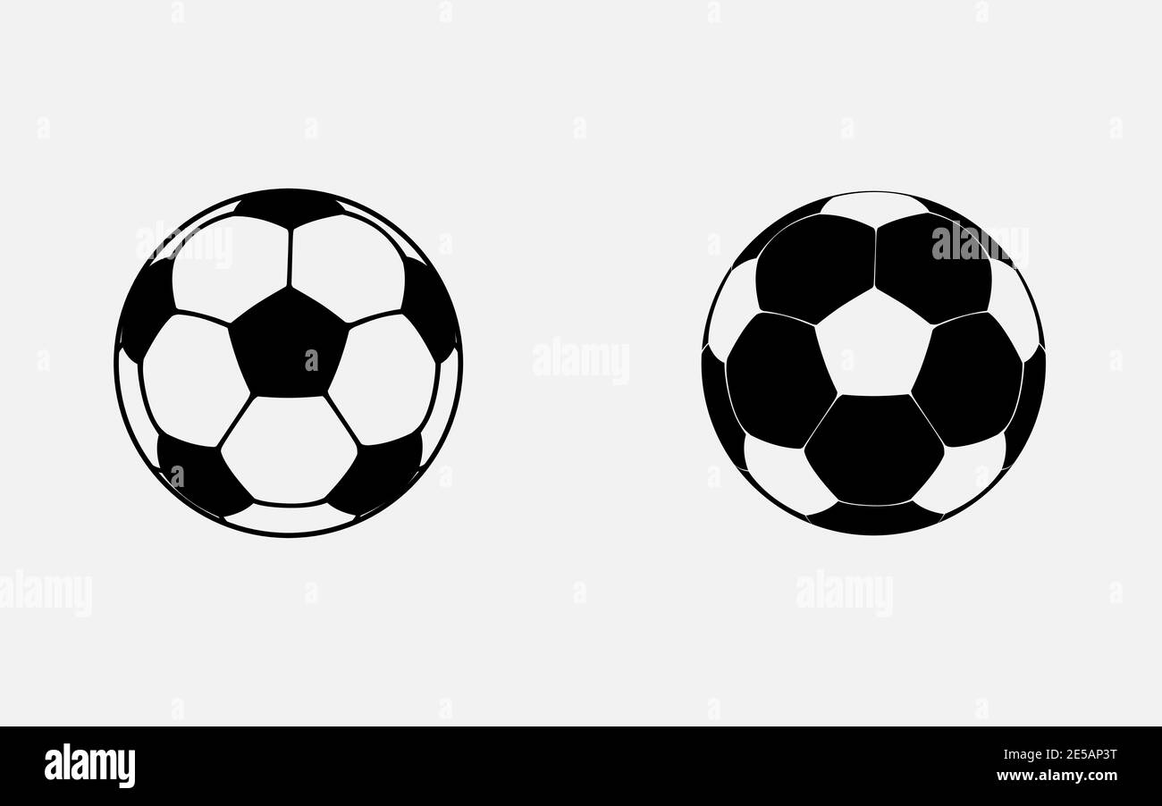 Vector Football icon gray background. Football ball icon. Eps10 Stock ...