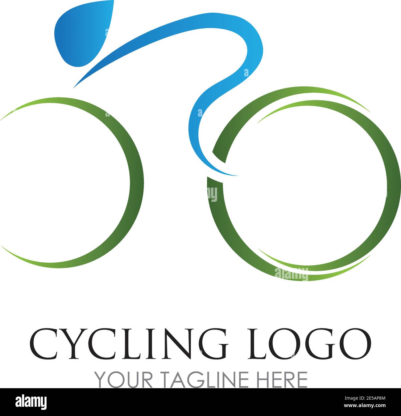 Bicycle logo vector icon template design Stock Vector Image & Art - Alamy