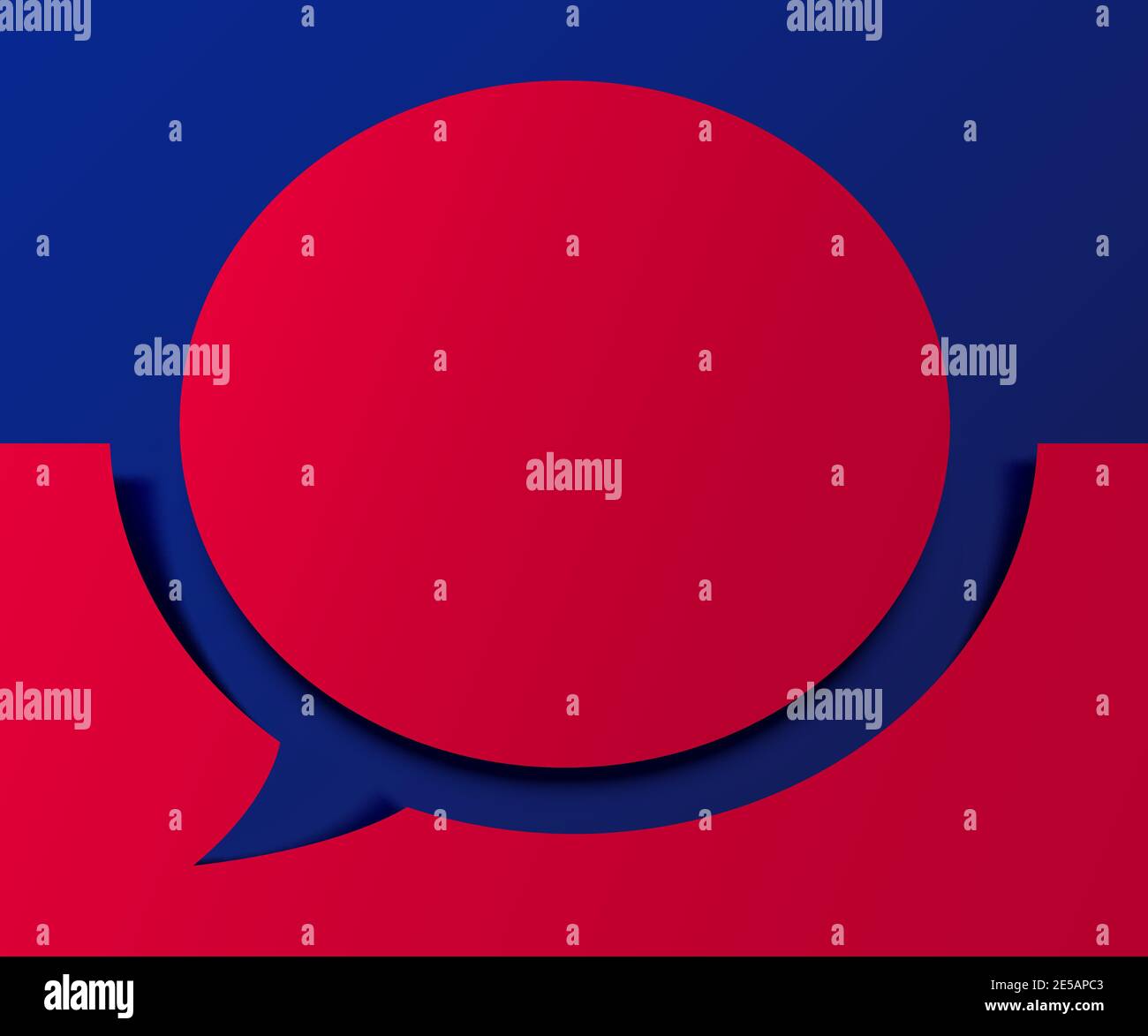 Paper Chat Bubble. Modern background. Clean vector illustration Stock ...