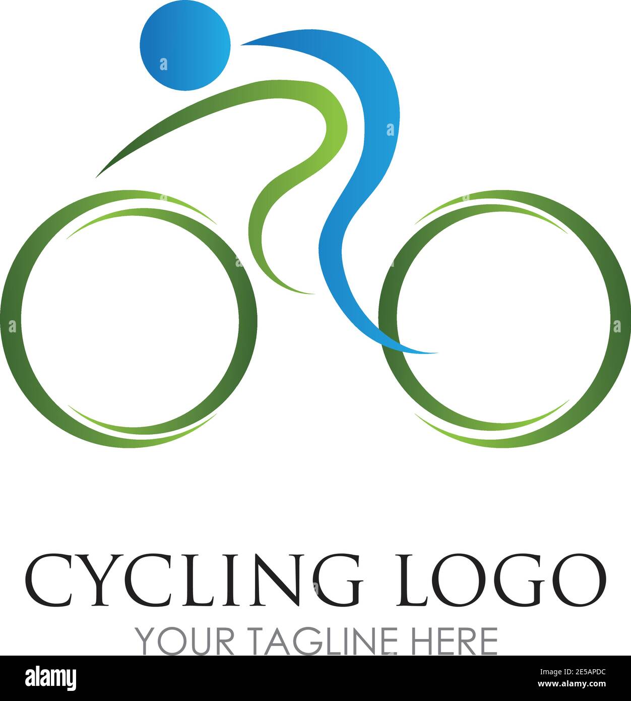 Bicycle logo vector icon template design Stock Vector Image & Art - Alamy