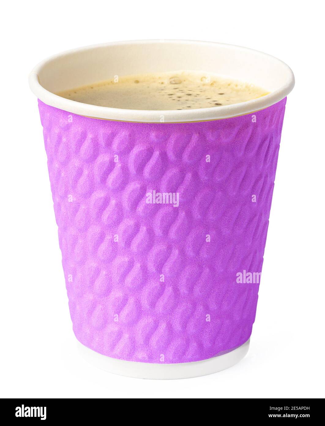 Paper cup of coffee isolated on white background Stock Photo - Alamy