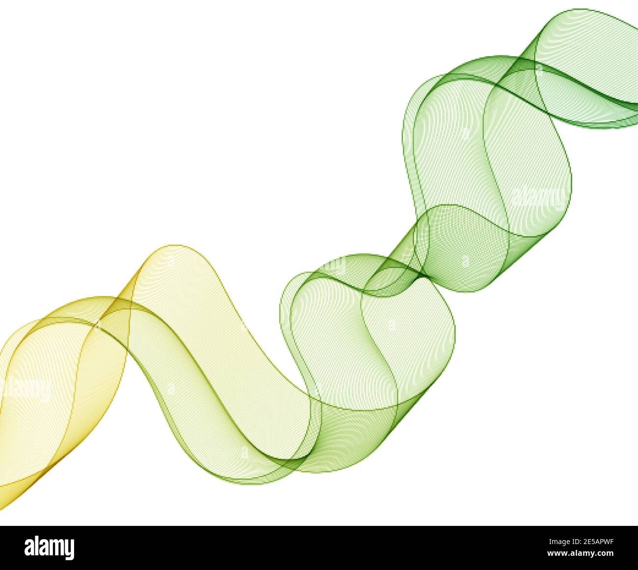 Transparent colored vector wave flow on a white background. Vector ...