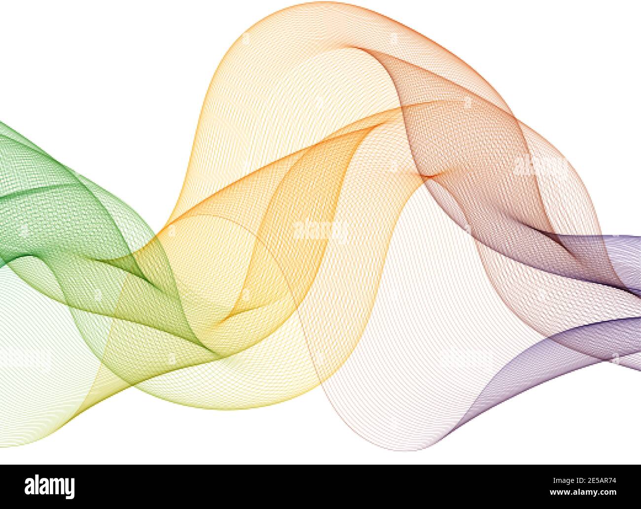 Two color bright wave Stock Vector Images - Alamy