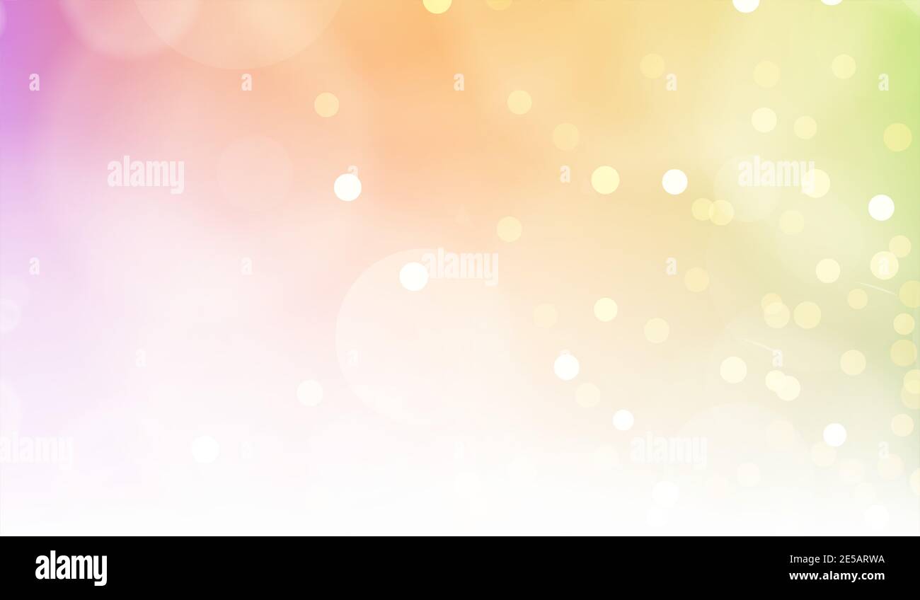 Abstract light golden gradient festive bokeh background with glitter ...