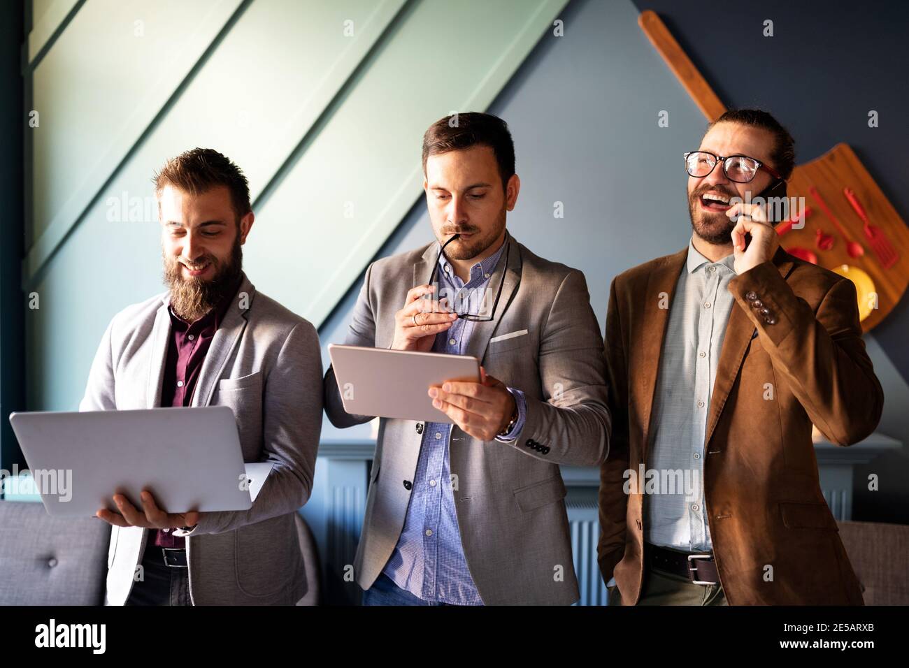 Happy programmer hi-res stock photography and images - Alamy