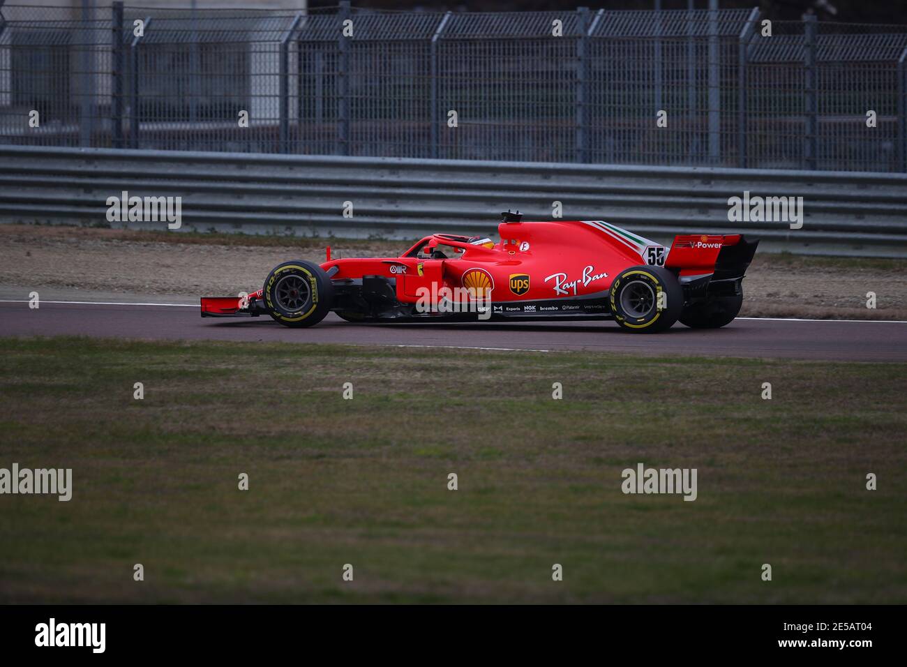 #55 Carlos Sainz Jr Ferrari Formula 1 World championship 2021, drive in ...