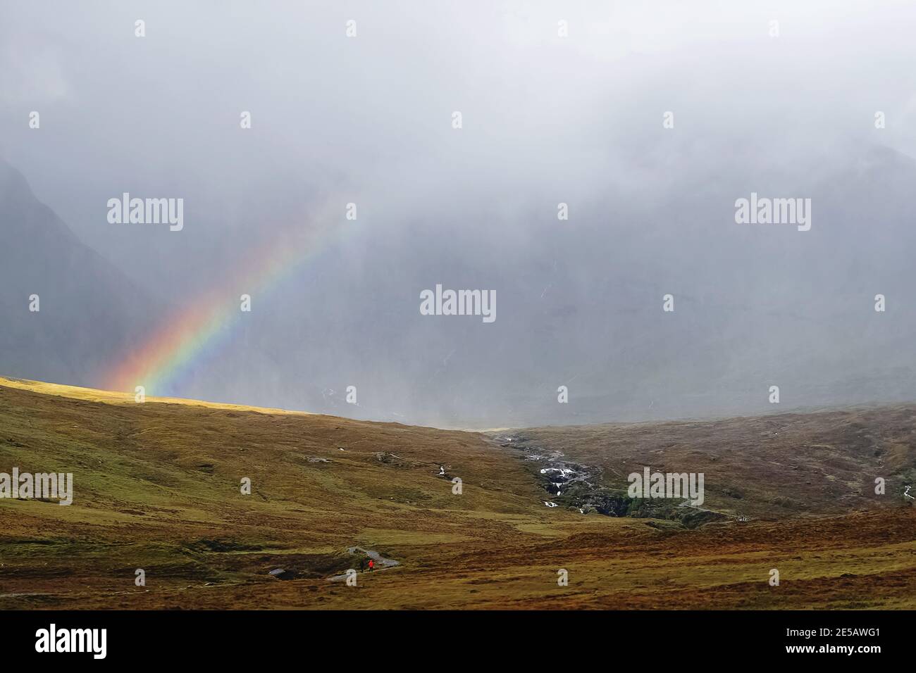 Scottish highlands rainbow hi-res stock photography and images - Alamy