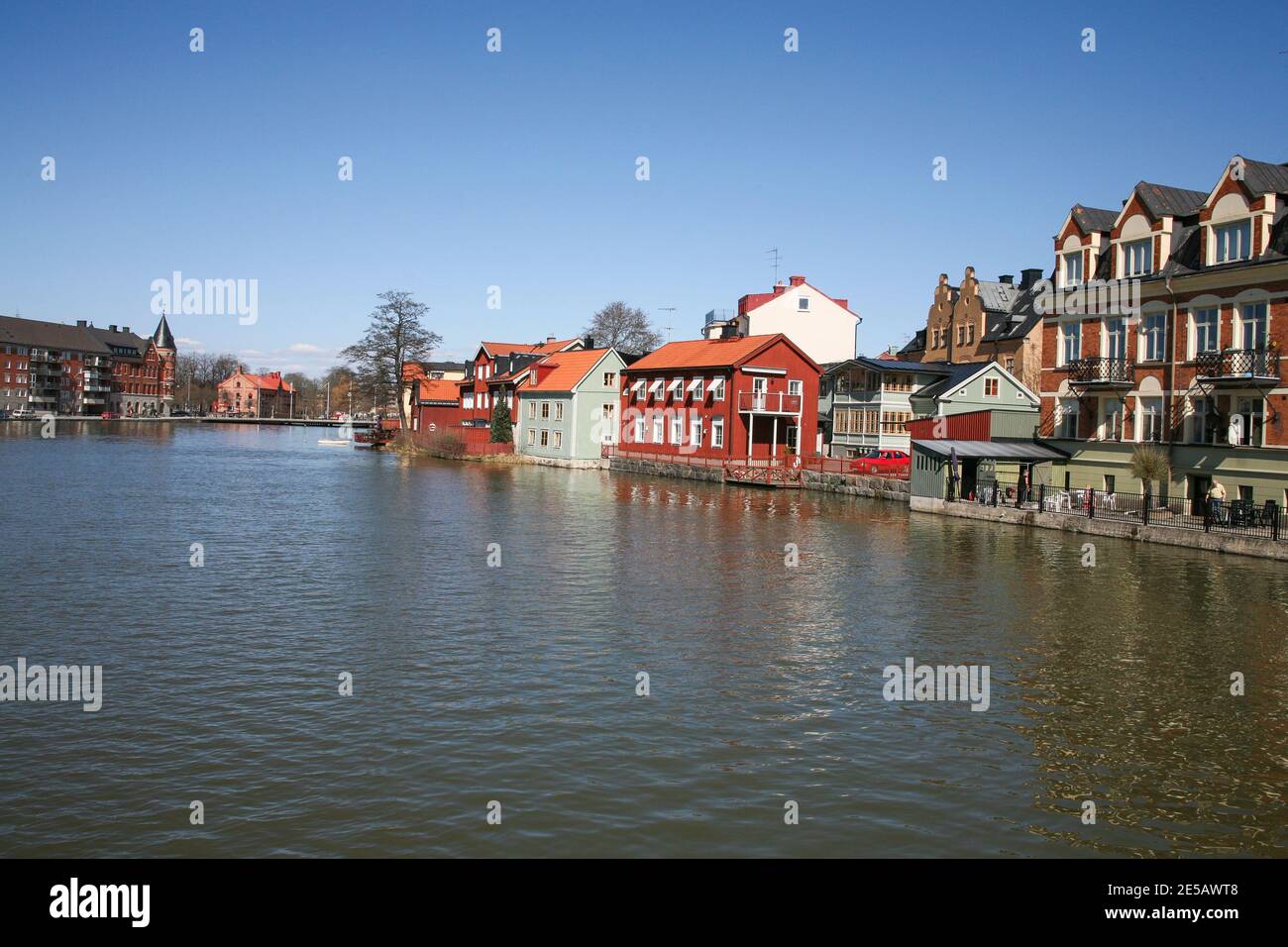 ESKILSTUNA SWEDEN old industrial city in Södermanland located along ...