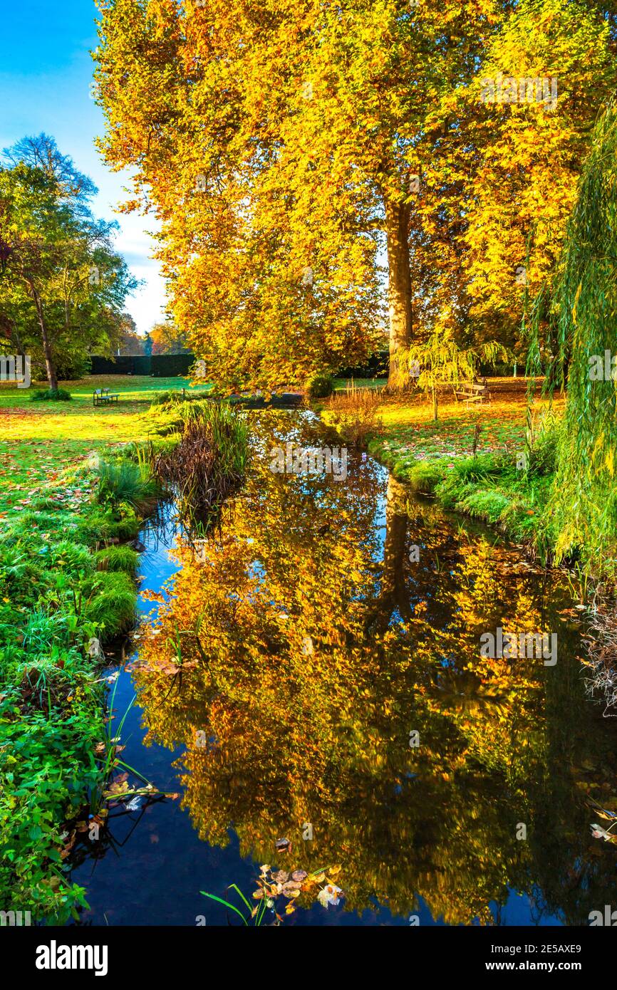 The beautiful autumn colours in England Stock Photo - Alamy