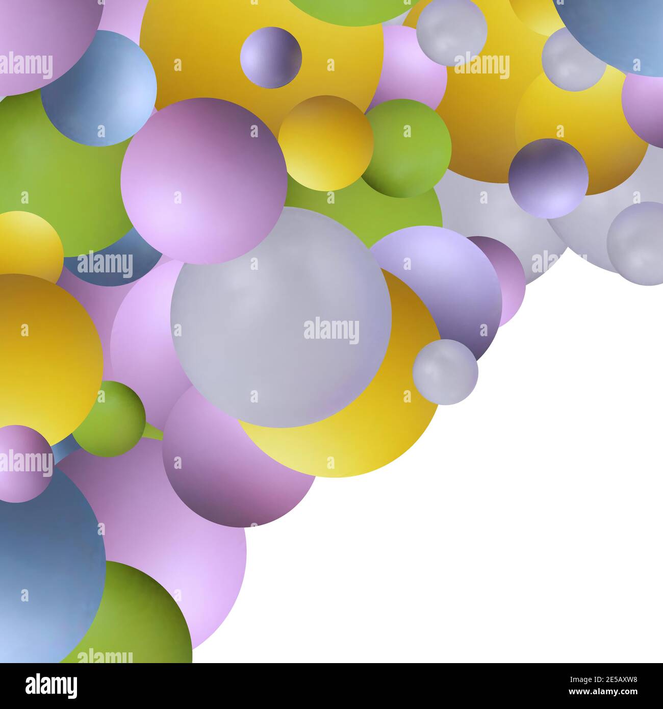 Colorful balls background. Vector background made with gradient meshes ...