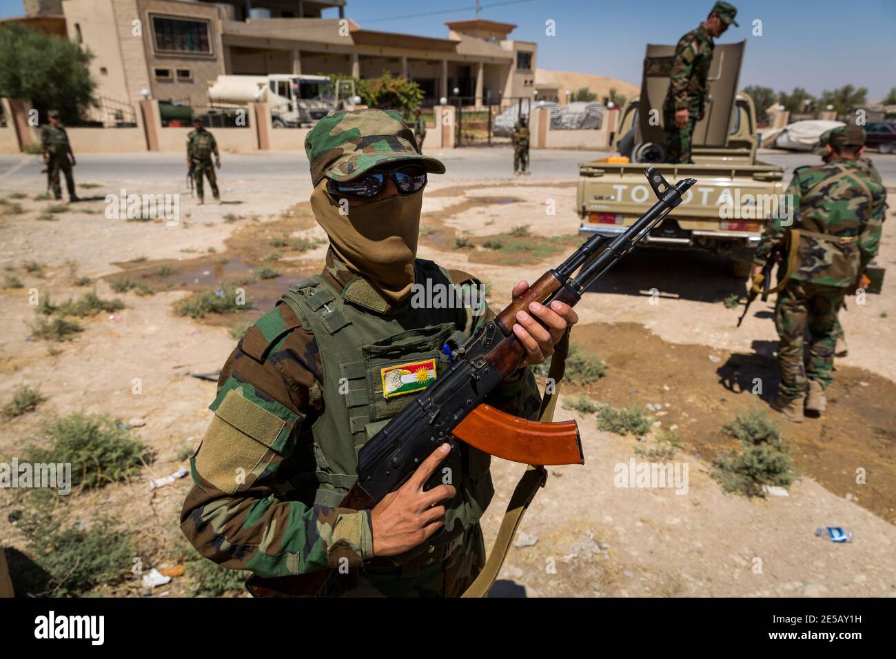 Yazidi man in the temple hi-res stock photography and images - Alamy