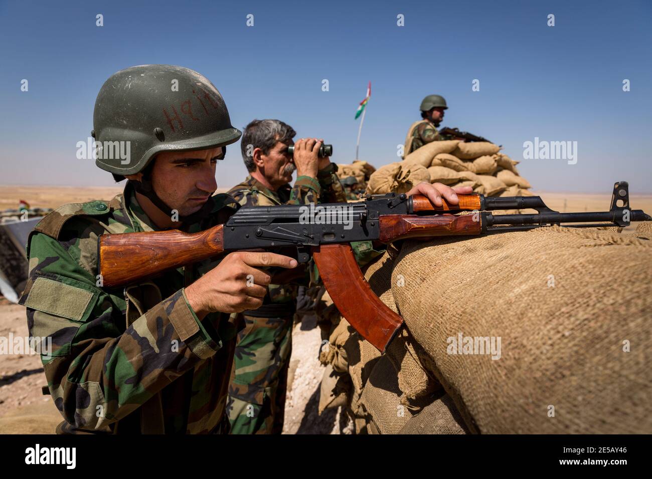 Yazidi man in the temple hi-res stock photography and images - Alamy