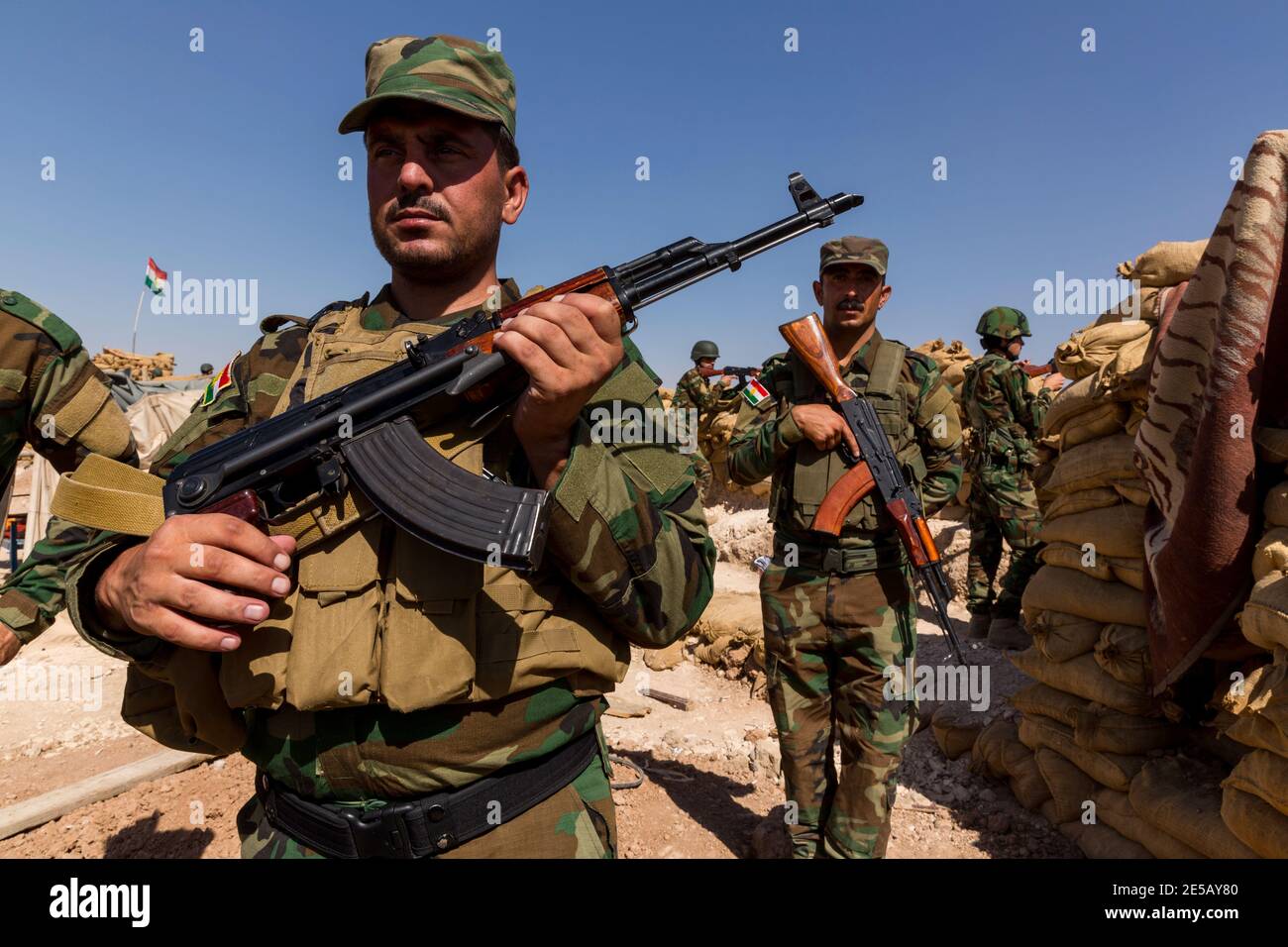 Yazidi man in the temple hi-res stock photography and images - Alamy