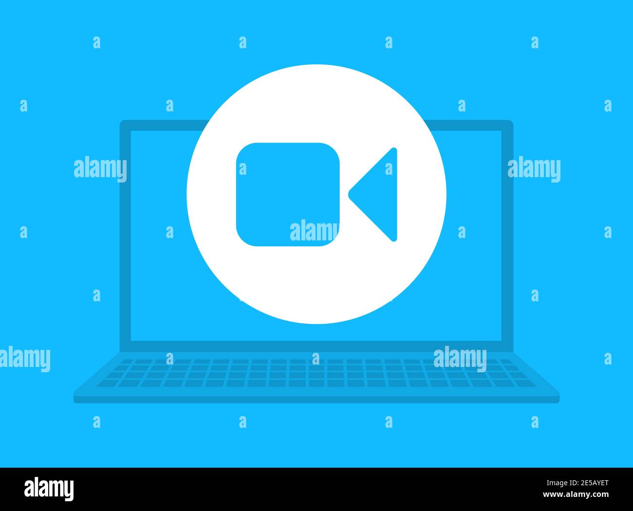 Video call icon Stock Vector Images - Alamy