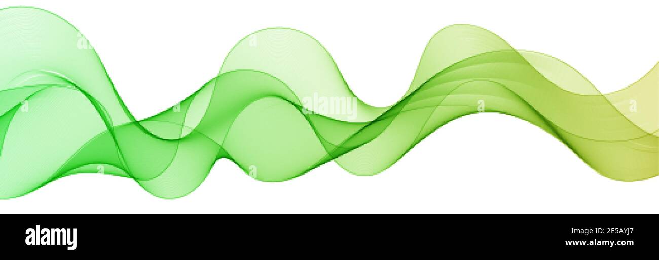 Abstract green wave. Design element Stock Vector Image & Art - Alamy
