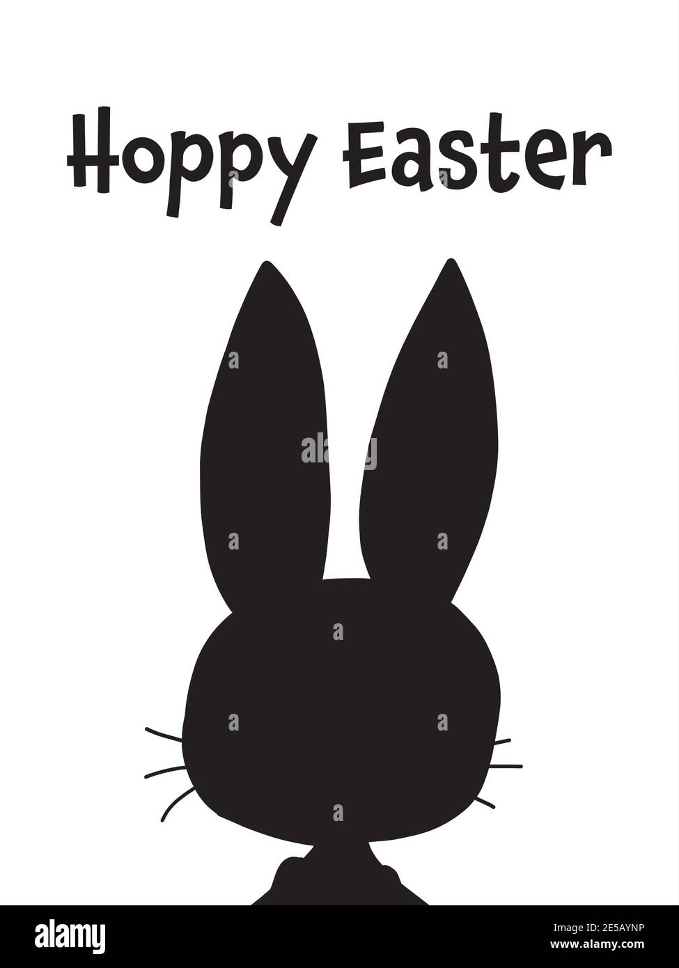 Bunny Silhouette Template Rabbit Silhouette Vector Set Animals