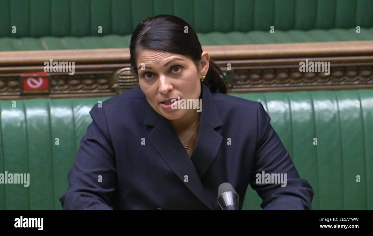 Priti patel border hi-res stock photography and images - Alamy