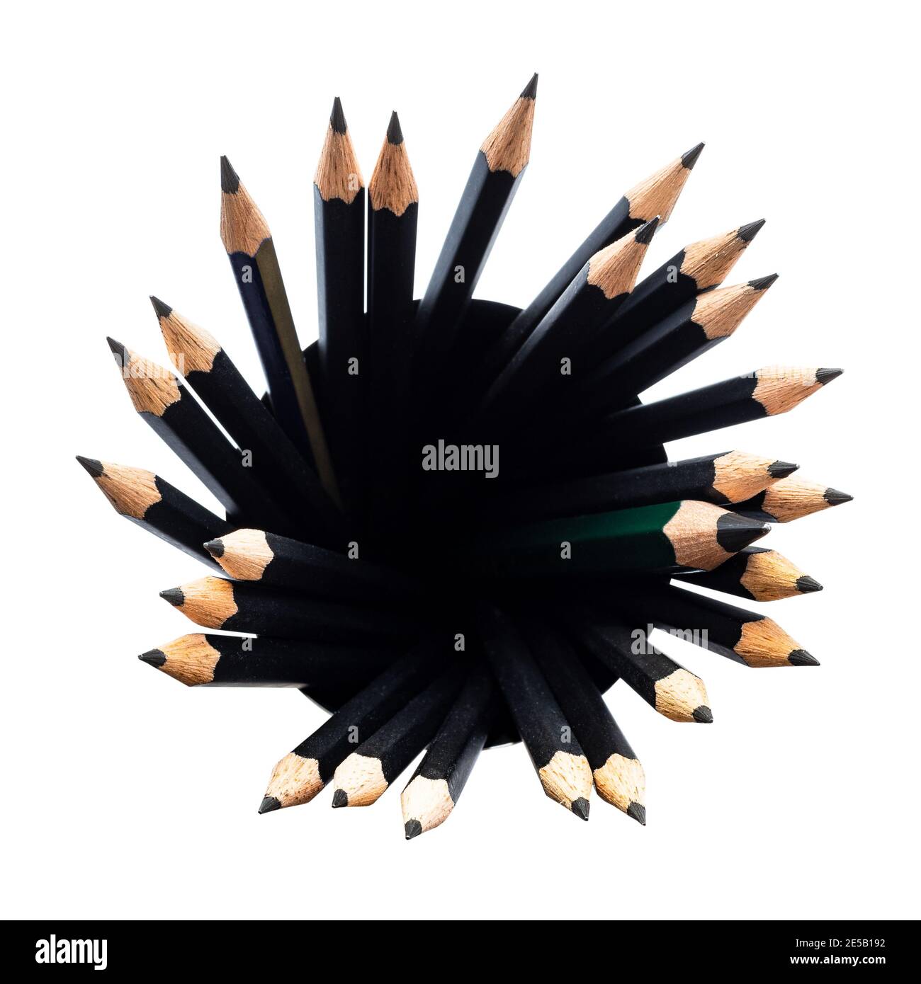 Many sharp graphite pencils hi-res stock photography and images - Alamy