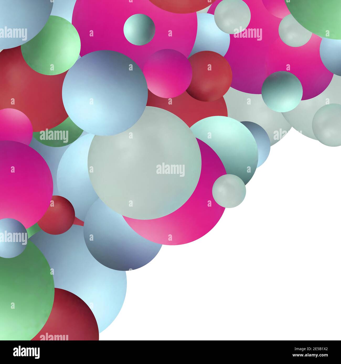 Colorful balls background. Vector background made with gradient meshes ...