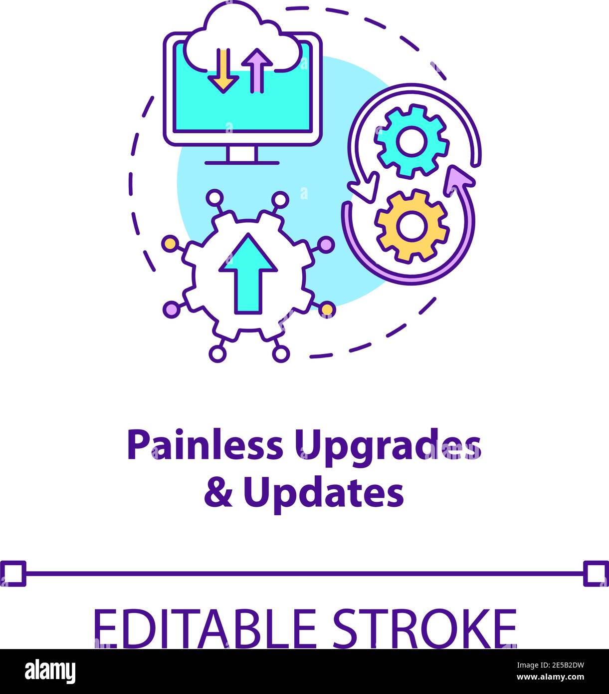 Software upgrades Stock Vector Images - Alamy