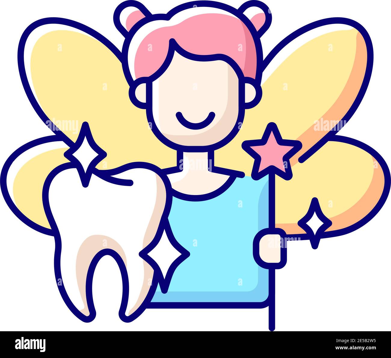 Pediatric dentistry RGB color icon Stock Vector Image & Art - Alamy