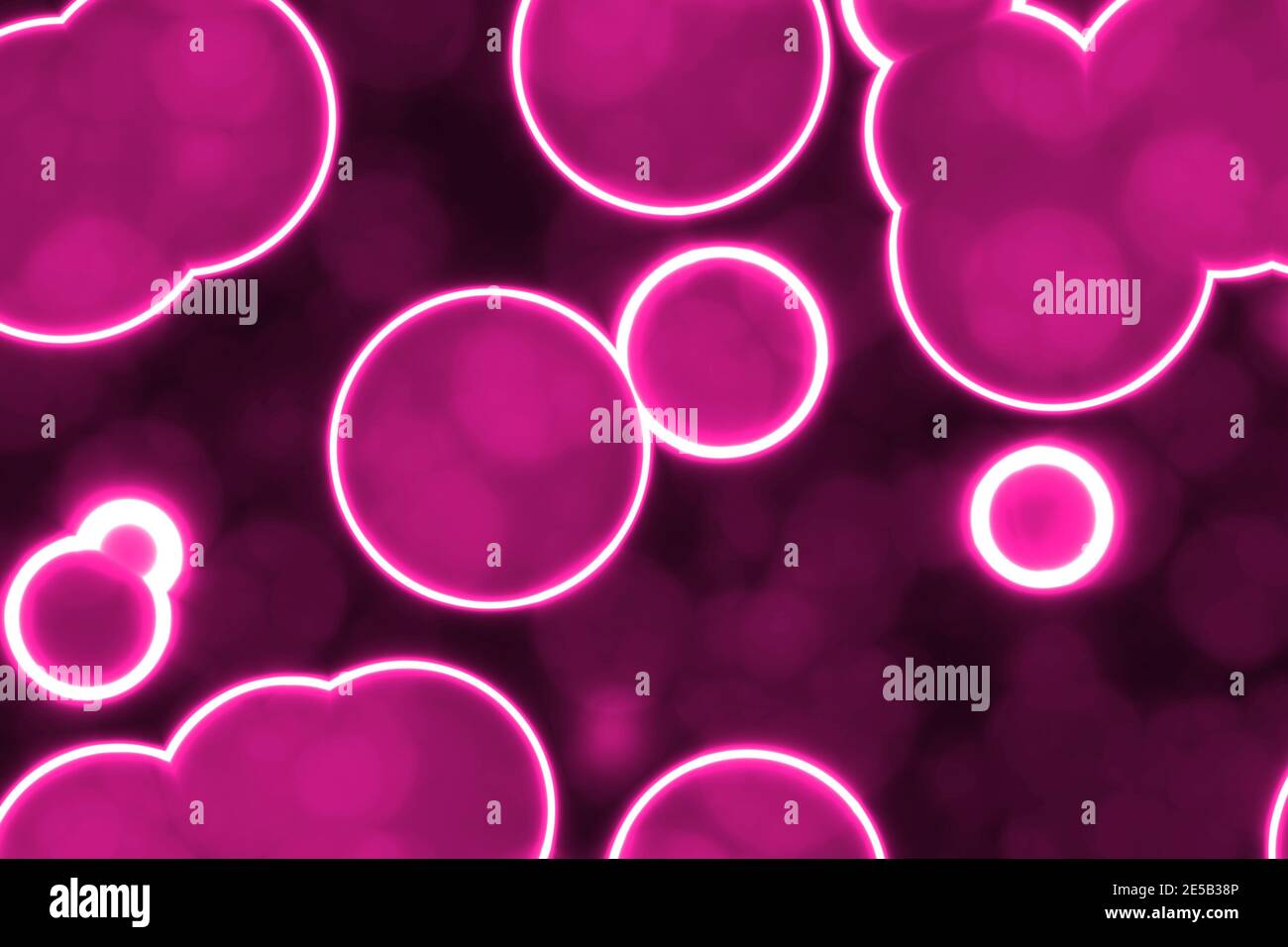 design beautiful pink festive organic luminescent glowing template ...
