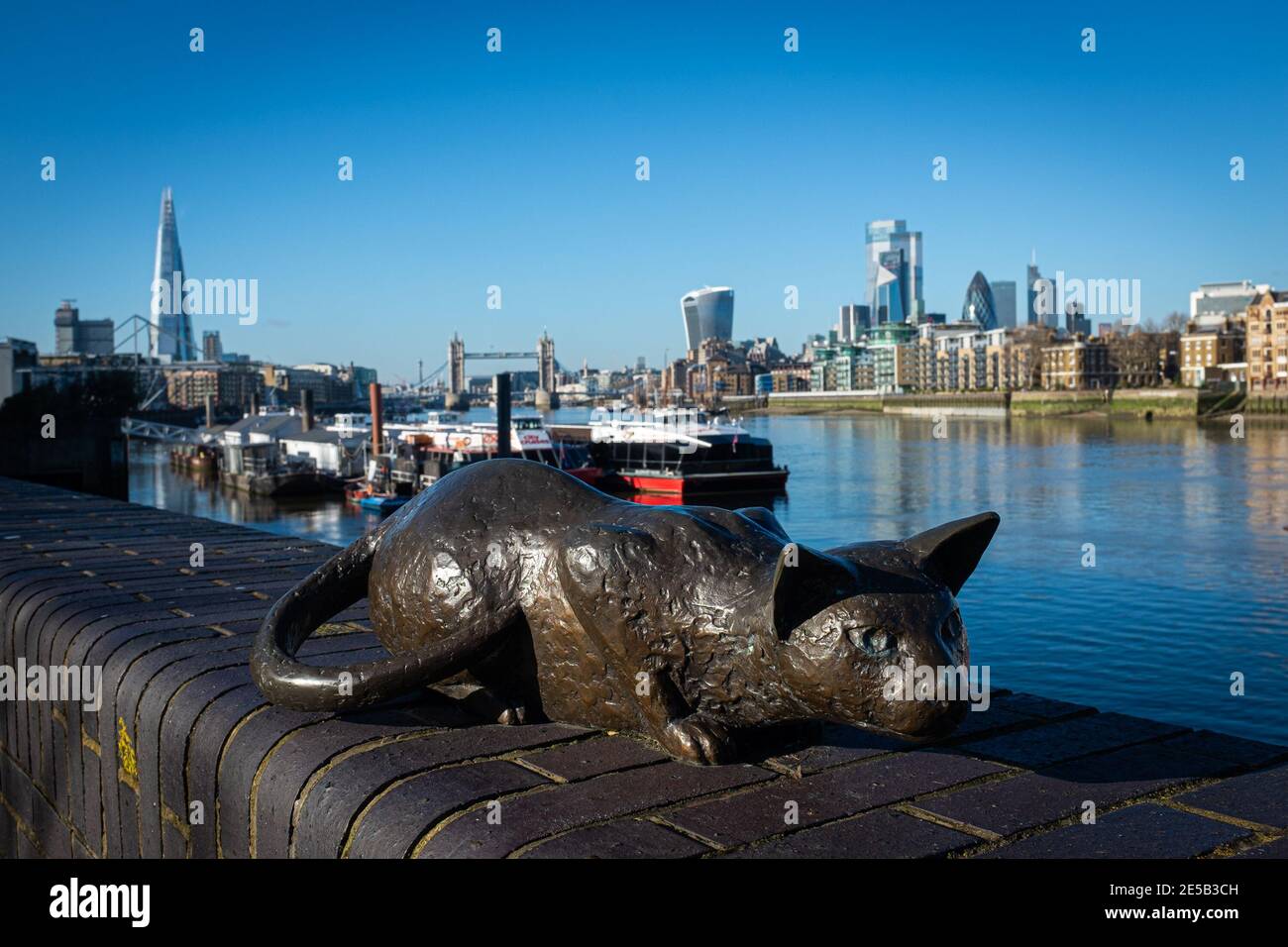 London Cat Statue, from 'Doctor Salter's Nightmare', Bermondsey, SE ...