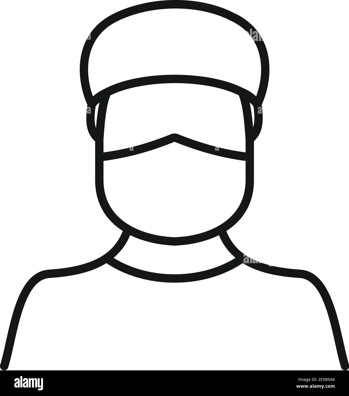 Hospital doctor icon, outline style Stock Vector Image & Art - Alamy