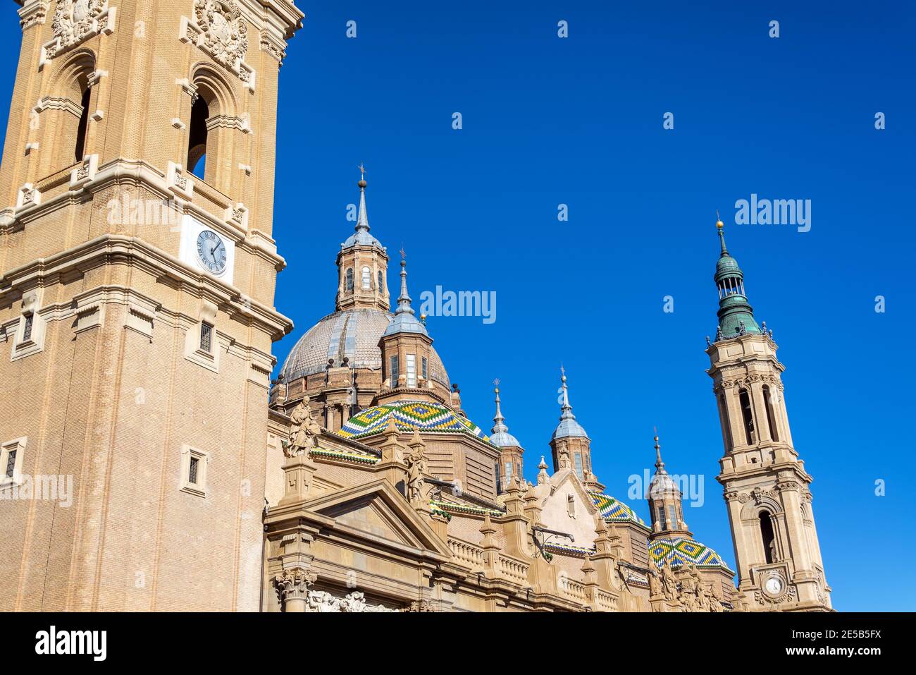 Stunning Cathedral-Basilica of Our Lady of the Pillar in Zaragoza ...