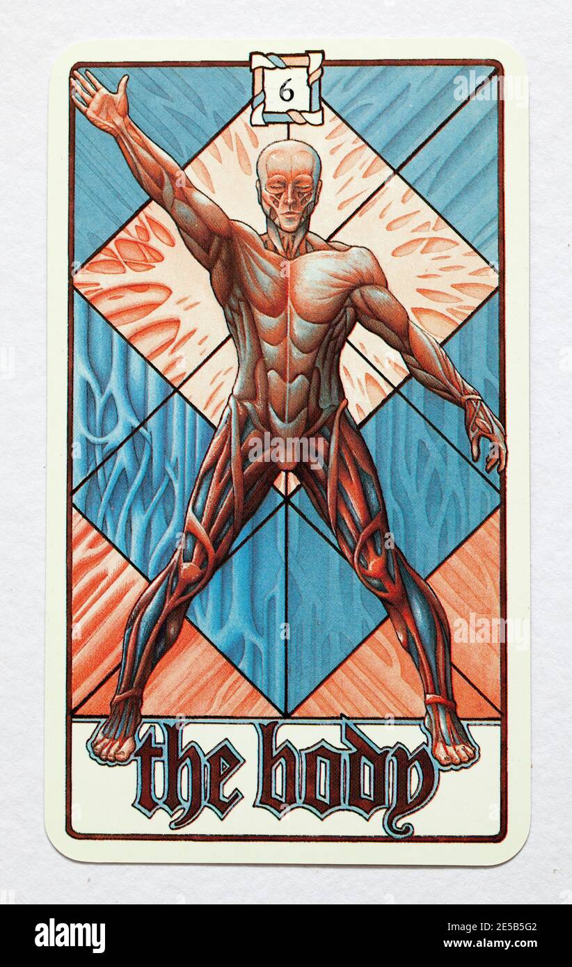 THE BODY CARD from a pack of Psy Cards - The Great Game of the Human ...