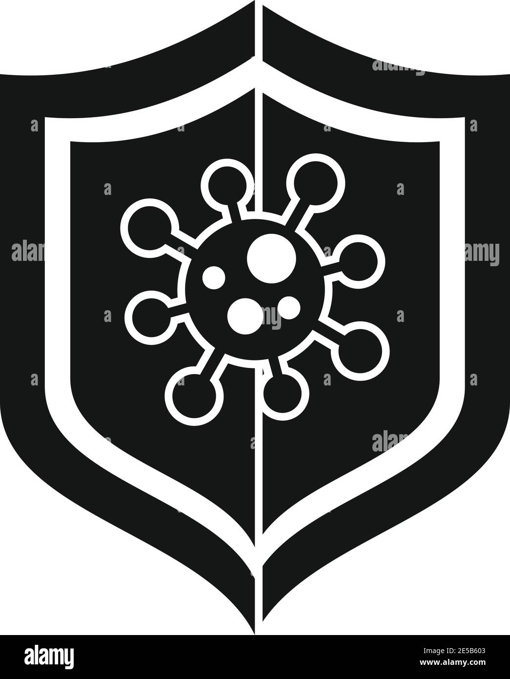 Biohazard shield icon, simple style Stock Vector Image & Art - Alamy