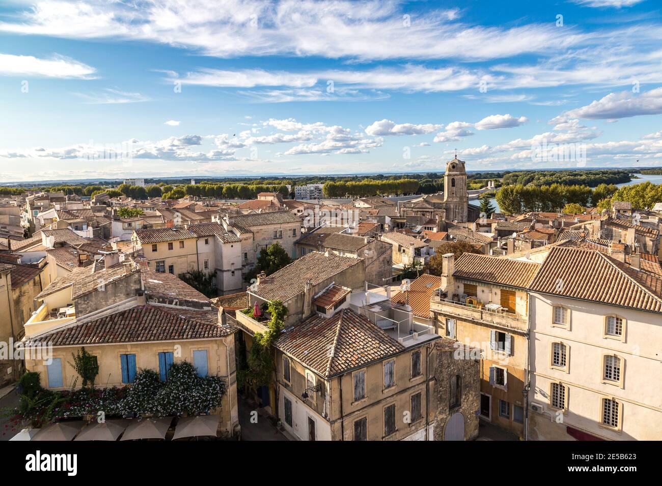 Aerial panoramic view arles hi-res stock photography and images - Alamy