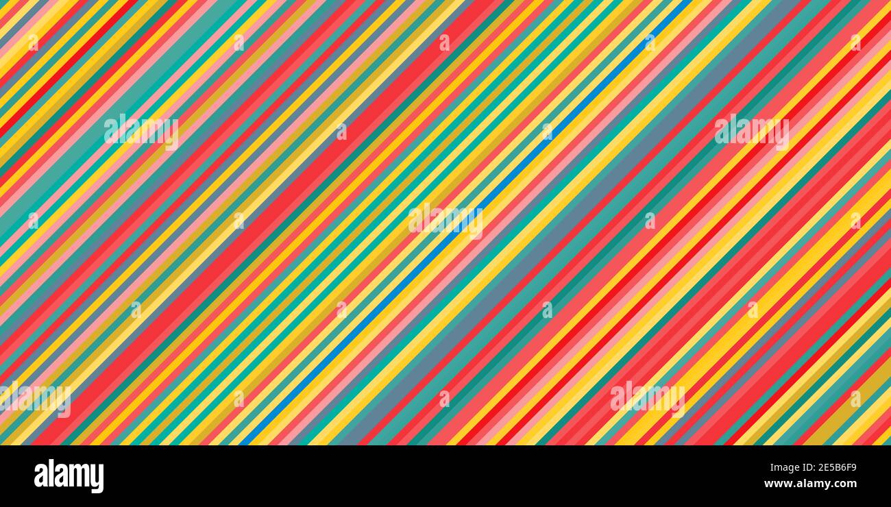 Colorful Diagonal stripes background Multicolored lines texture Stock ...