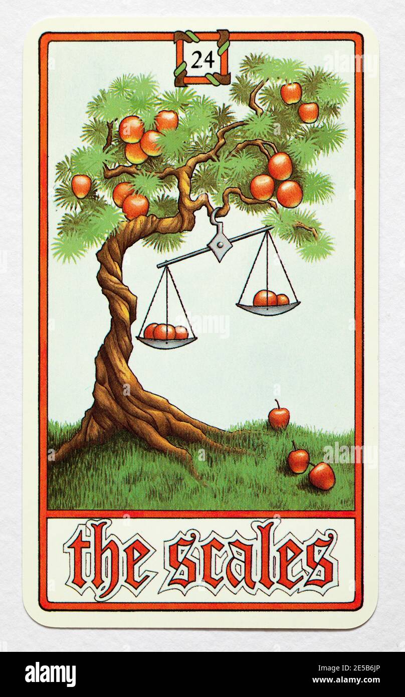 THE SCALES CARD from a pack of Psy Cards - The Great Game of the Human ...