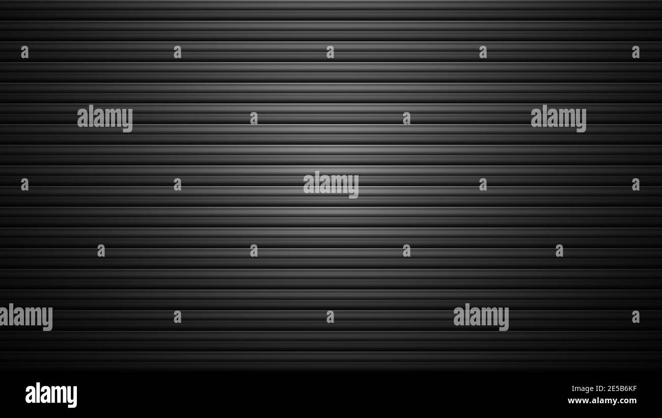 Monochrome black and white horizontal stripes background Parallel gray ...