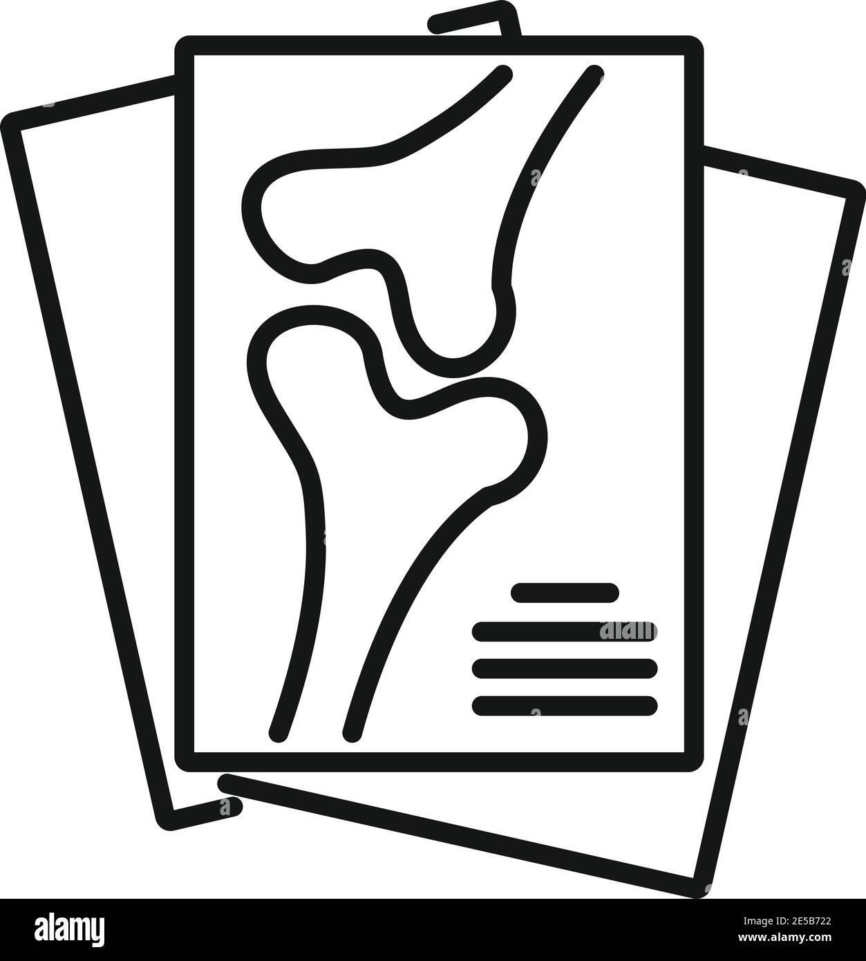 Human brain ray line Stock Vector Images - Alamy