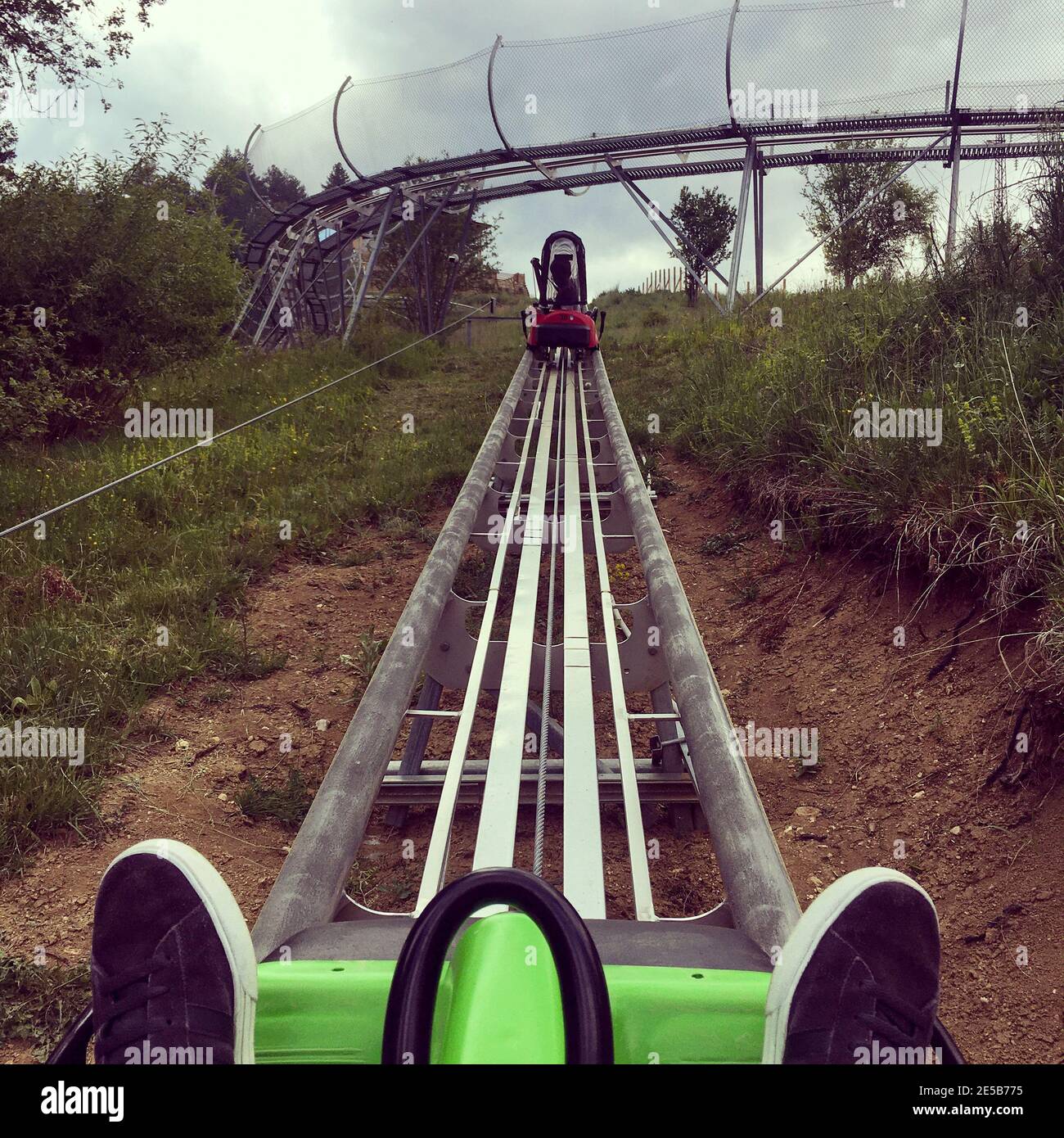 Roller coaster car hi-res stock photography and images - Alamy