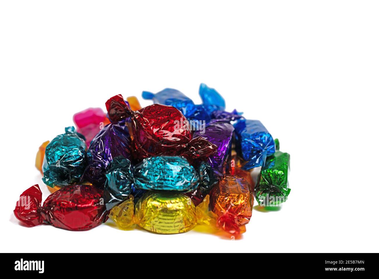 Wrapped candies hi-res stock photography and images - Alamy