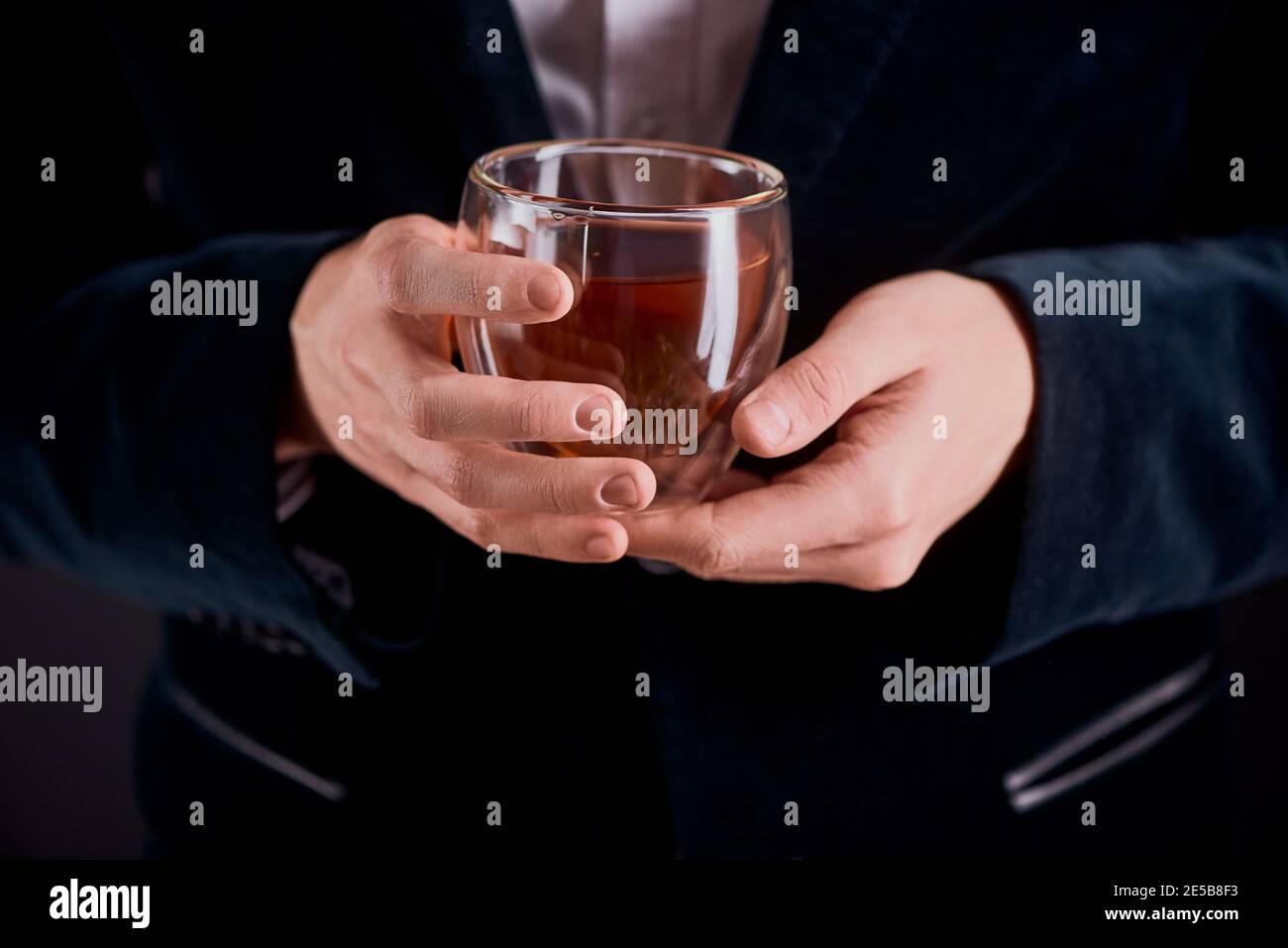 Master man holding tea ceremony hi-res stock photography and images - Alamy