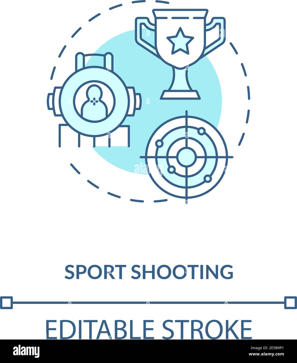 Olympic shooting range Stock Vector Images - Alamy