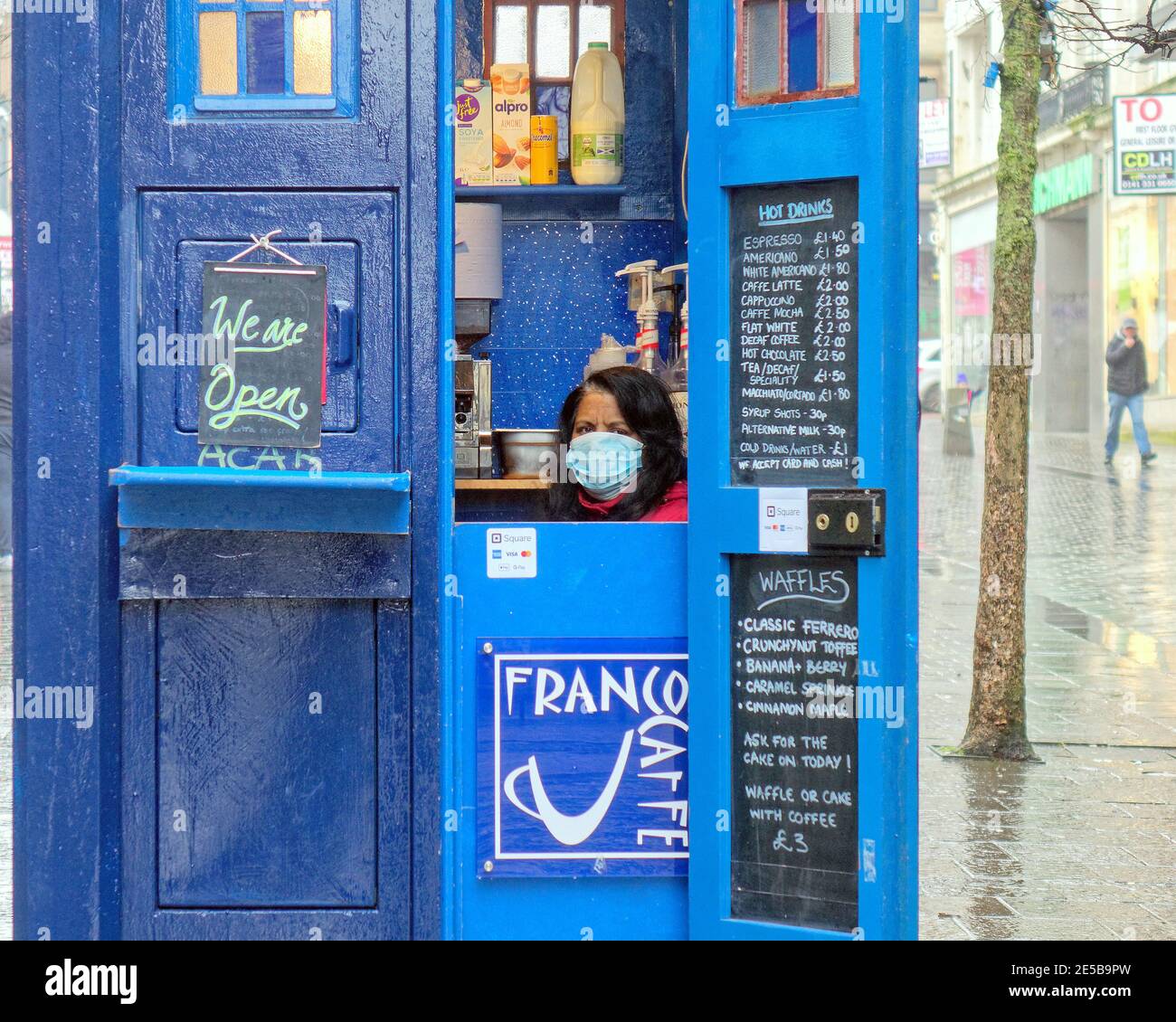 Glasgow police boxes hi-res stock photography and images - Alamy
