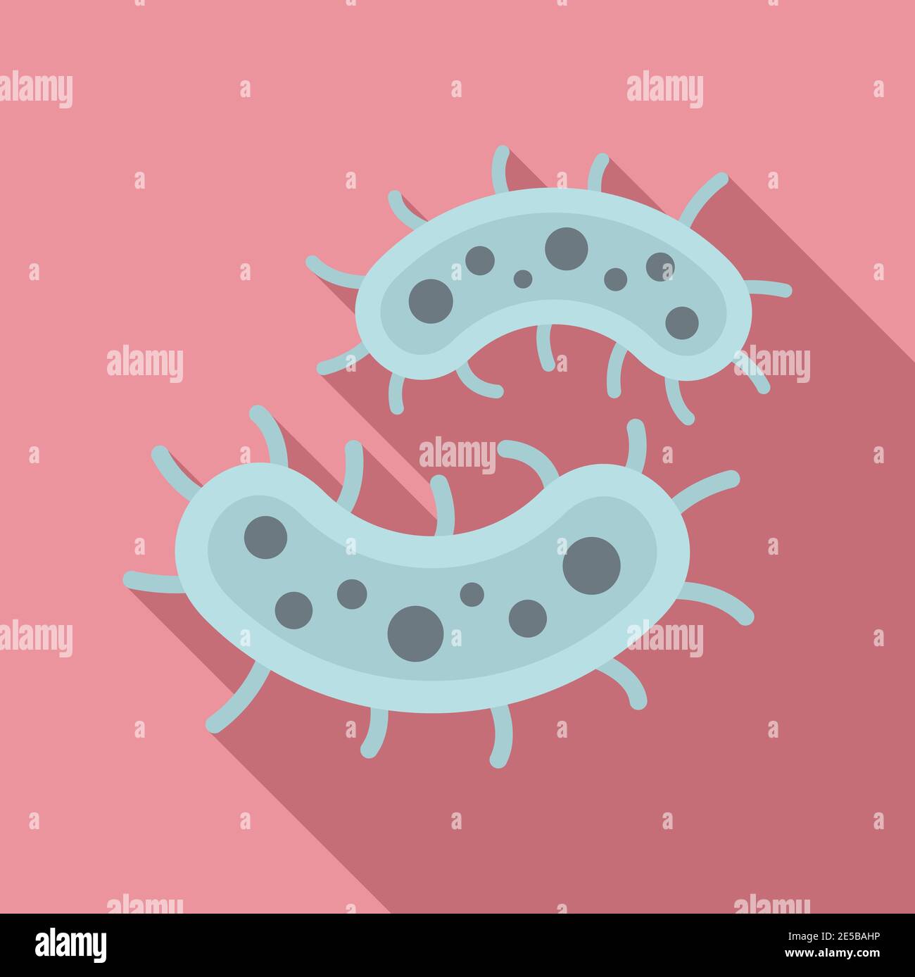Biohazard bacteria icon, flat style Stock Vector Image & Art - Alamy