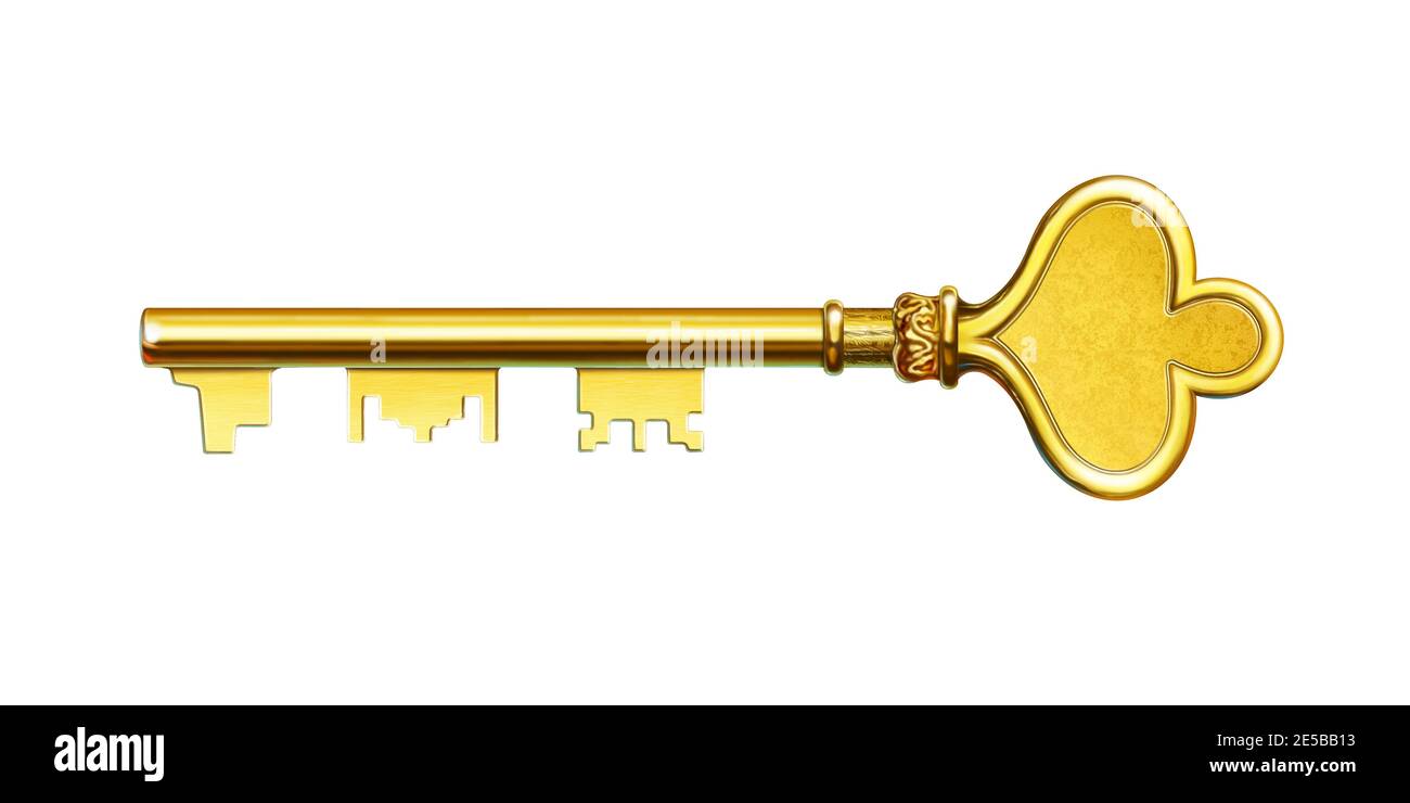 a detailed illustration of a key Stock Photo - Alamy