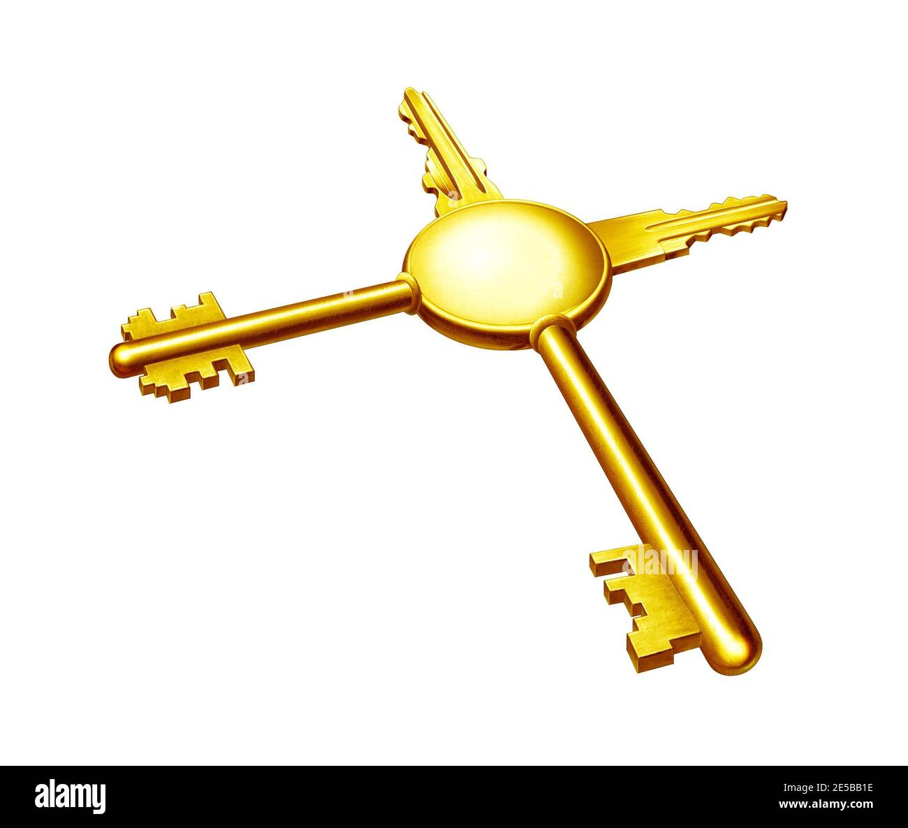 a detailed illustration of a key Stock Photo - Alamy