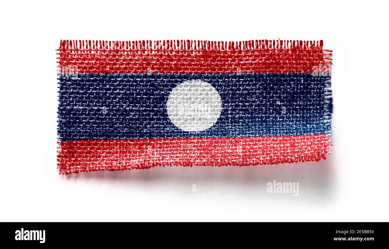 Flag laos Cut Out Stock Images & Pictures - Alamy