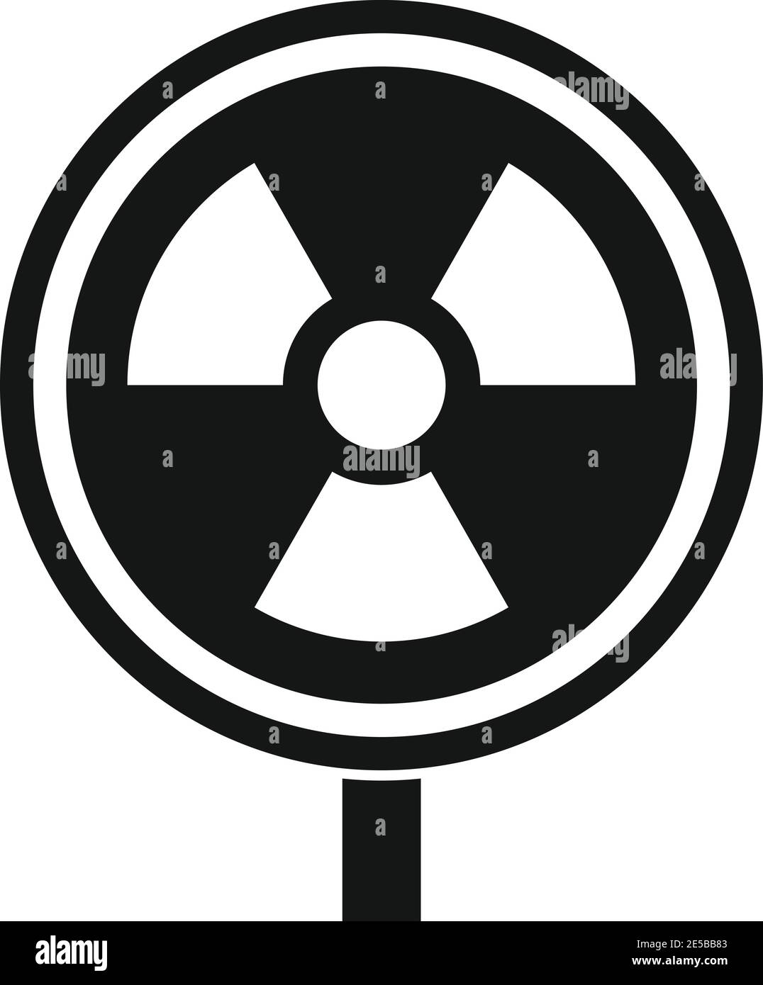 Biohazard radioactive icon, simple style Stock Vector Image & Art - Alamy