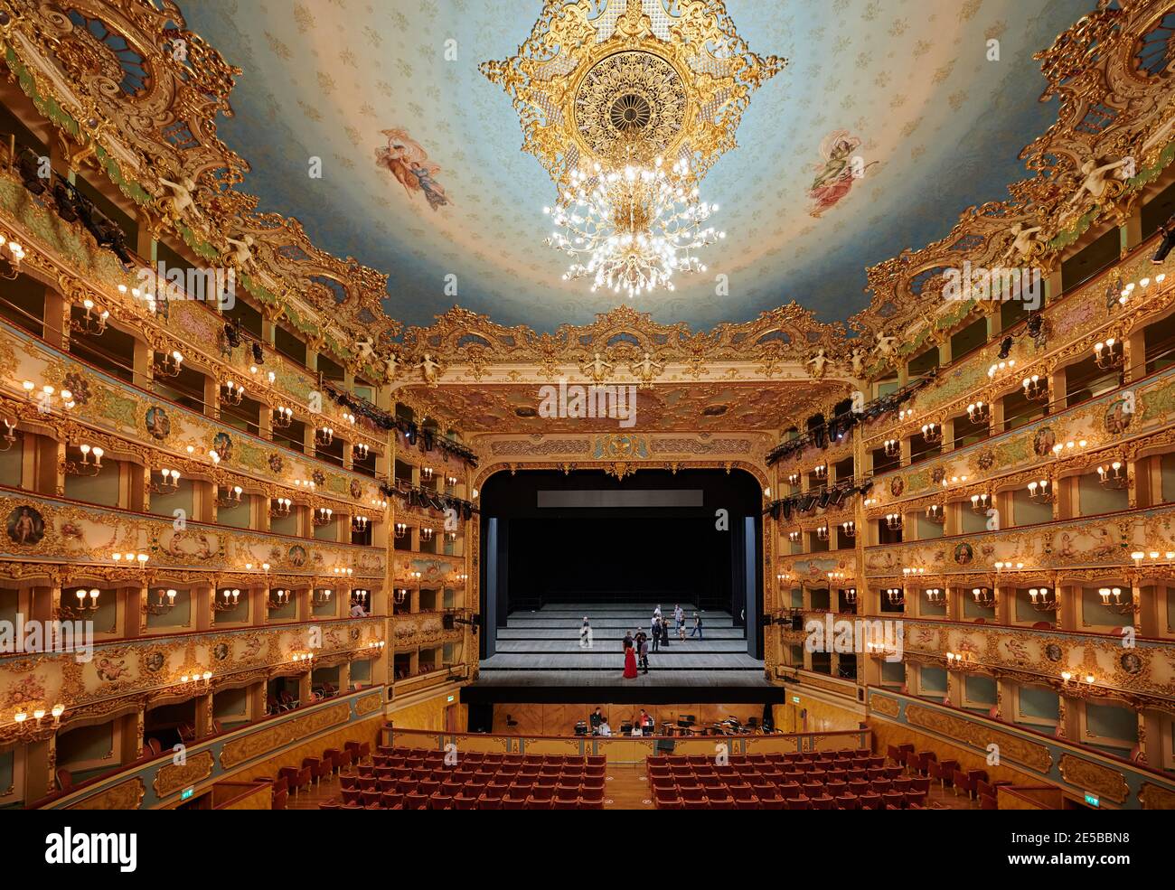 Auditorium of Gran Teatro La Fenice di Venezia, Venice, Veneto, Italy ...